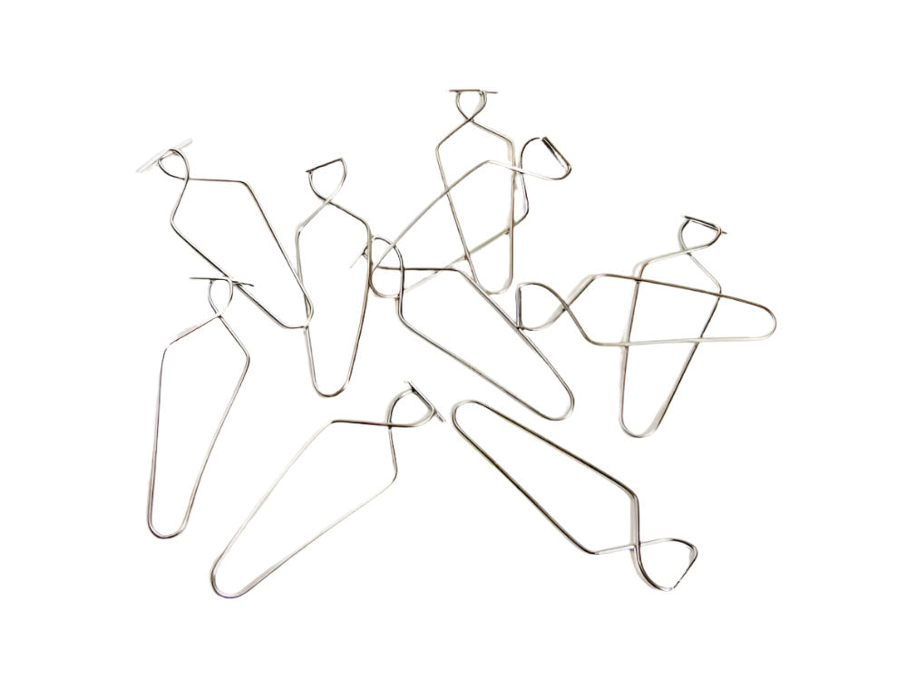 10 Pack Steel Squeeze Clip for Suspended Ceiling 3-3/8" T250X10 ...