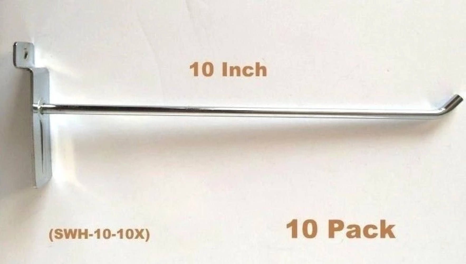 (10 Pack) 10 Inch Chrome Slatwall Hooks- Made in USA! – hooksalesdirect.com