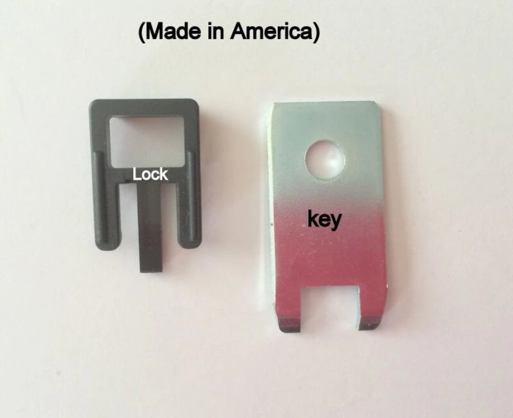 (250 PACK) Black Peg Locks. Only Fits Our Plastic Pegboard Hooks (With ...